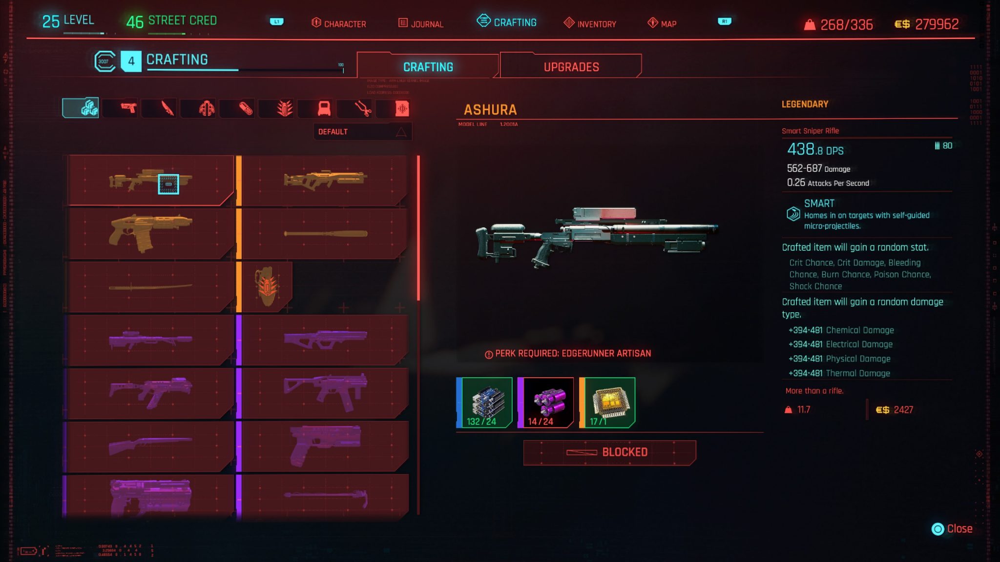 Cyberpunk 2077: Crafting Spec Locations - GGEZ