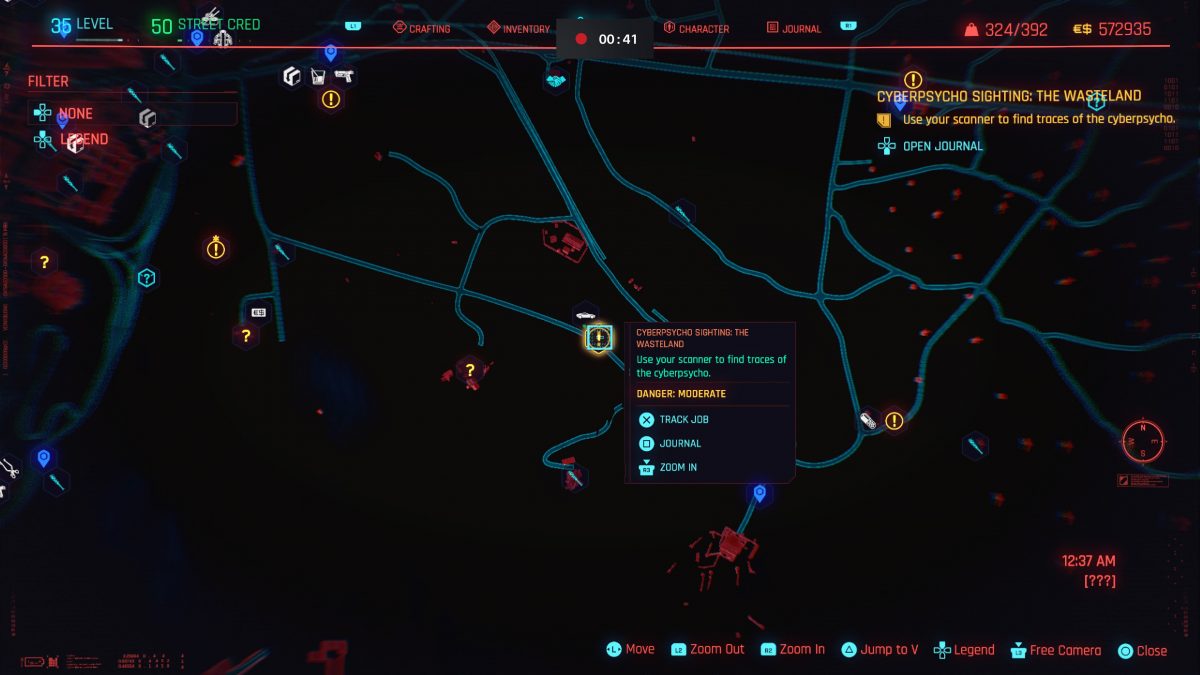 Cyberpunk 2077: All Cyberpsycho Sighting Locations - GGEZ