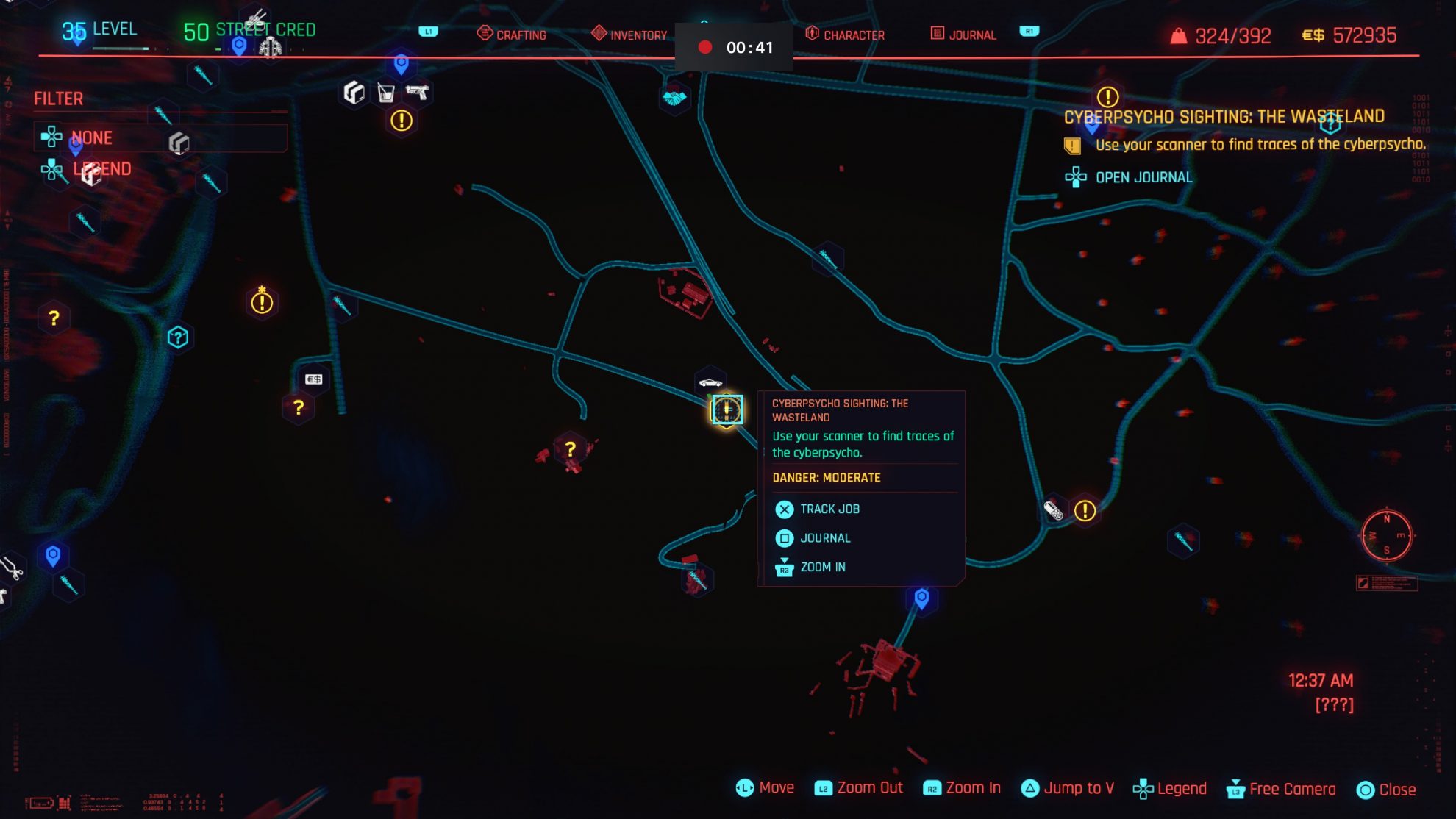 Cyberpunk 2077: All Cyberpsycho Sighting Locations - GGEZ