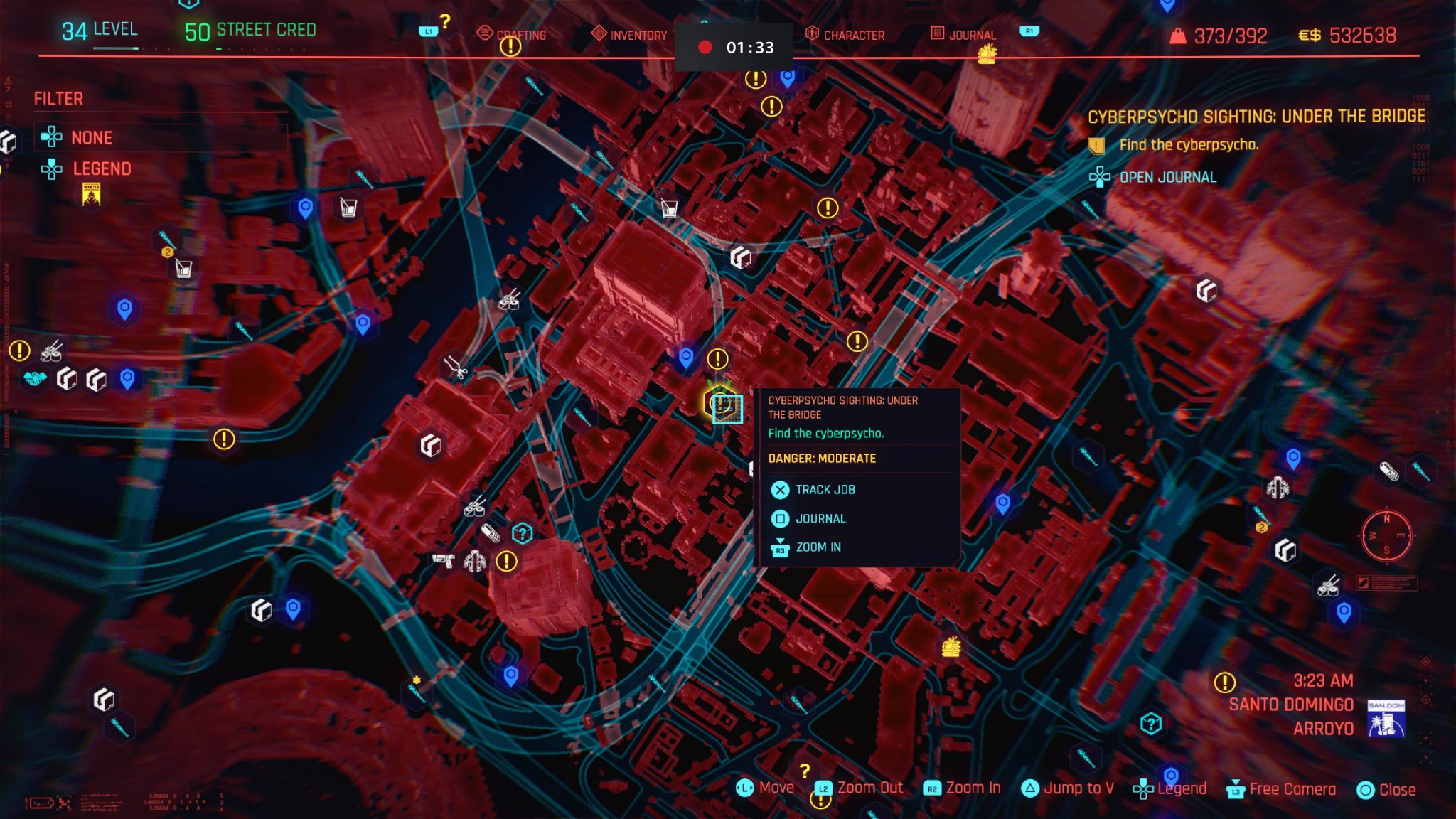 Cyberpunk 2077: All Cyberpsycho Sighting Locations - GGEZ