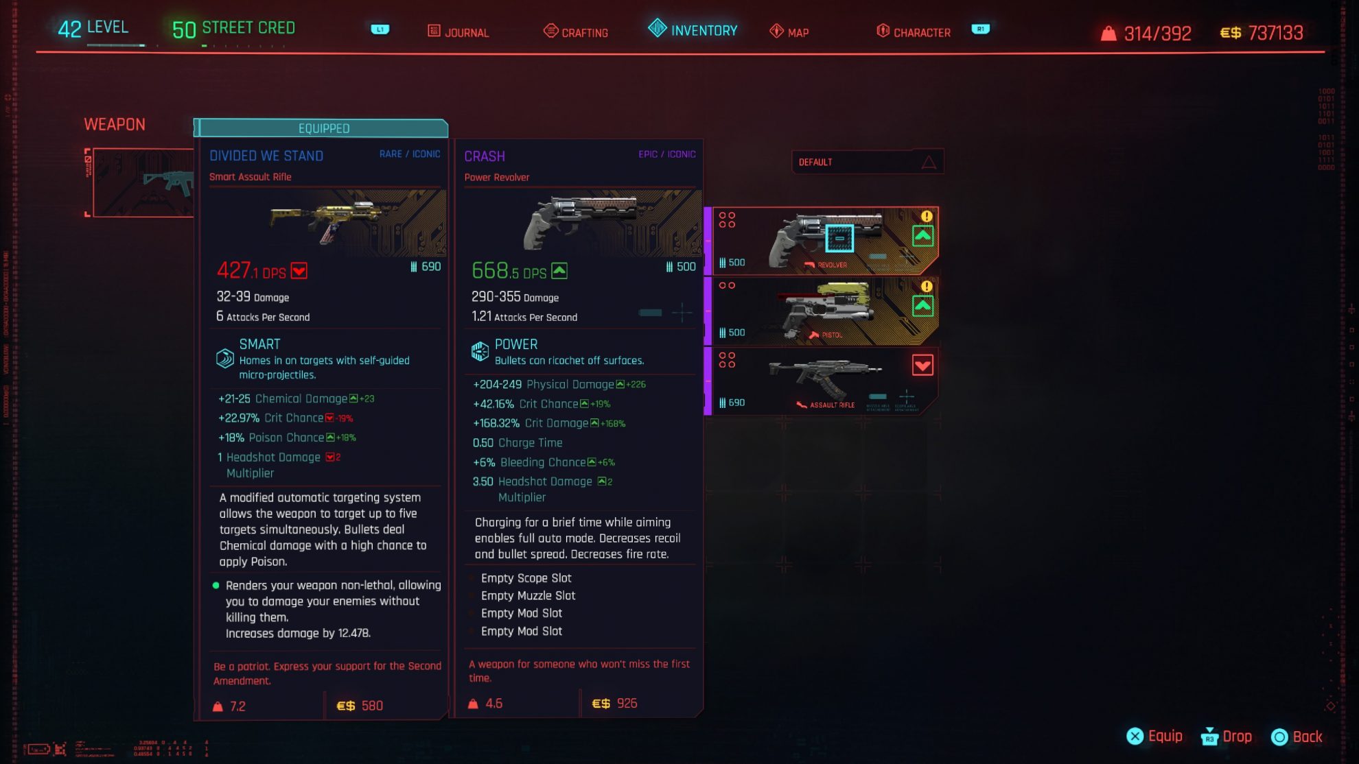 Cyberpunk 2077 Iconic Weapons (Complete List) - GGEZ